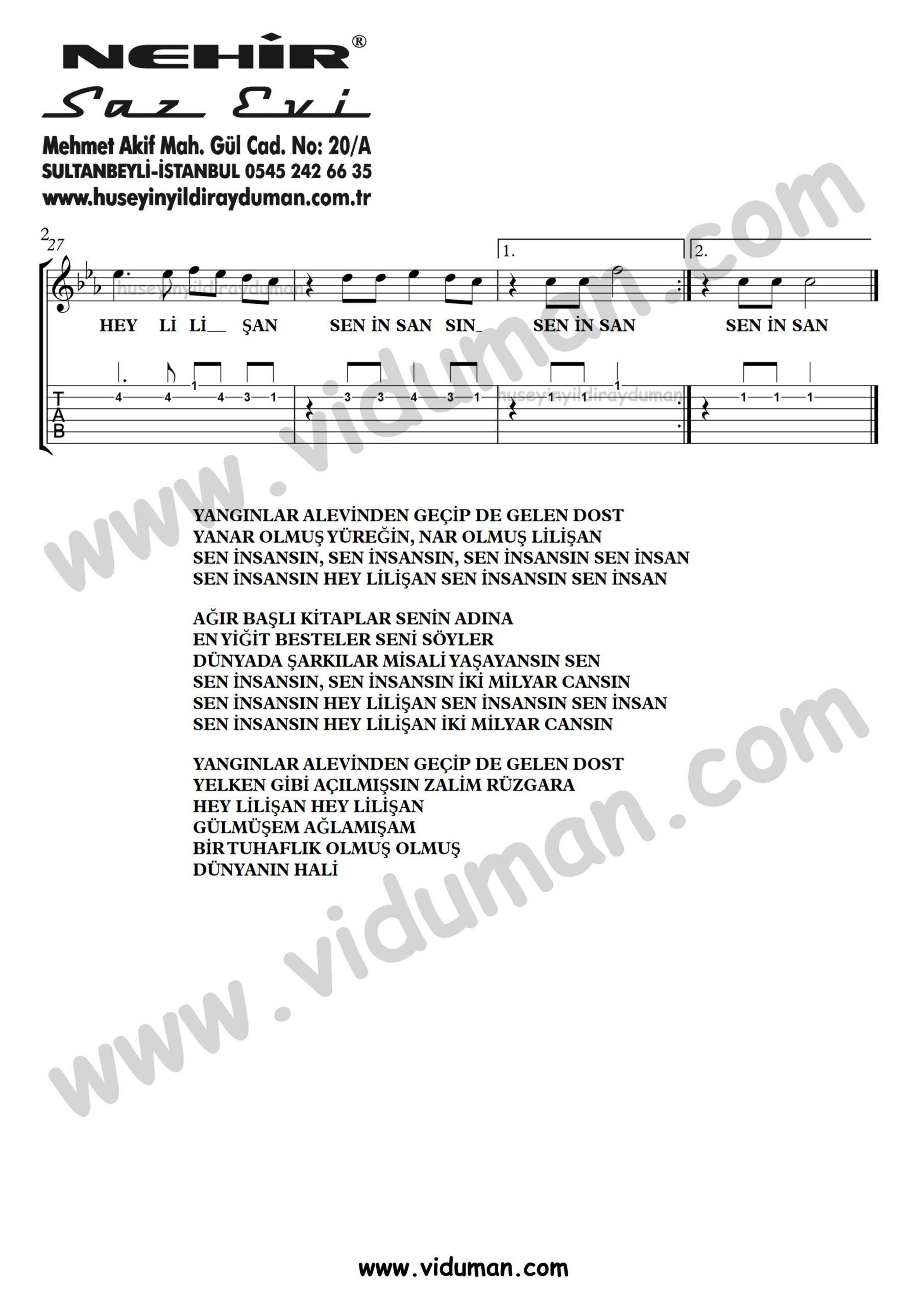 Sen İnsansın – Ahmet Kaya-Gitar Tab-Solo Notaları – Hüseyin Yıldıray ... Sen İnsansın – Ahmet Kaya-Gitar Tab-Solo Notaları – Hüseyin Yıldıray ...